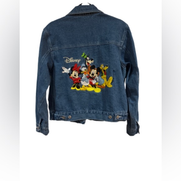 Disney | Jackets & Coats | Vintage Disney Jean Jacket With Embroidery ...